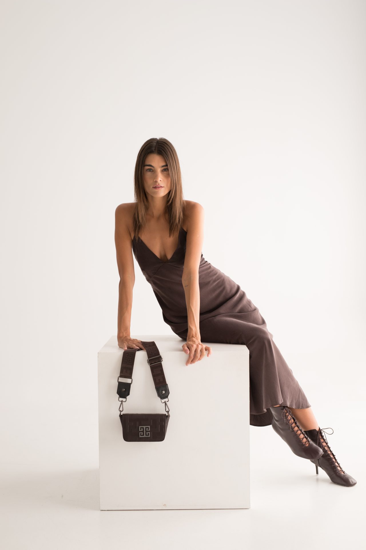 AGAPI - Ανάγλυφο ΔΕΡΜΑ - CLASSIC Pattern - Σκούρο Καφέ - EL Ιμάντας ...