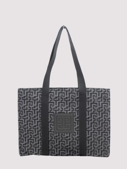 SHOPPER - ΜΙΝΙ CLASSIC Pattern - Γκρι/Μαύρο - Τσάντα Shopper